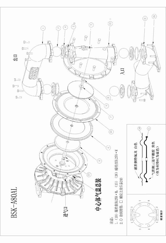 Pneumatic Aro Air Driven Diaphragm Pump With Aluminium Alloy