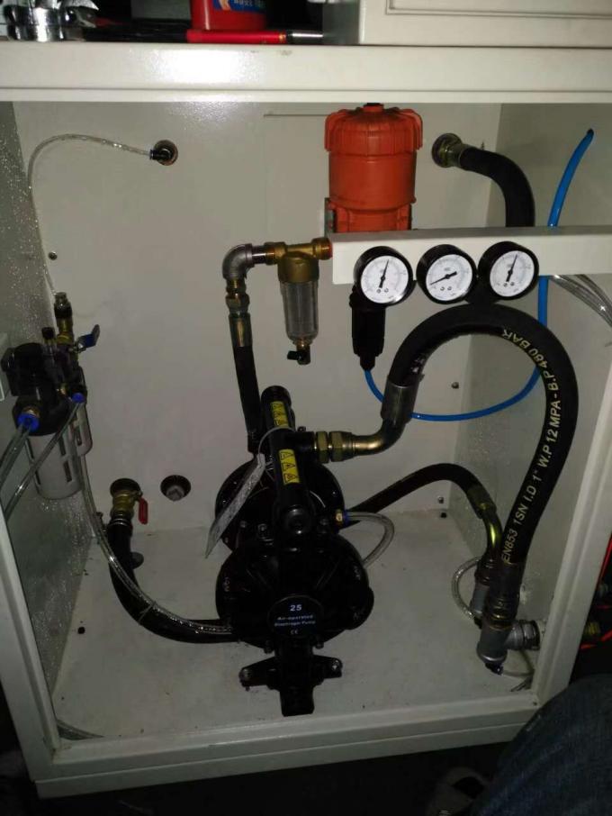 Air Operated Dual Diaphragm Pump / Self - Priming Positive Displacement ...